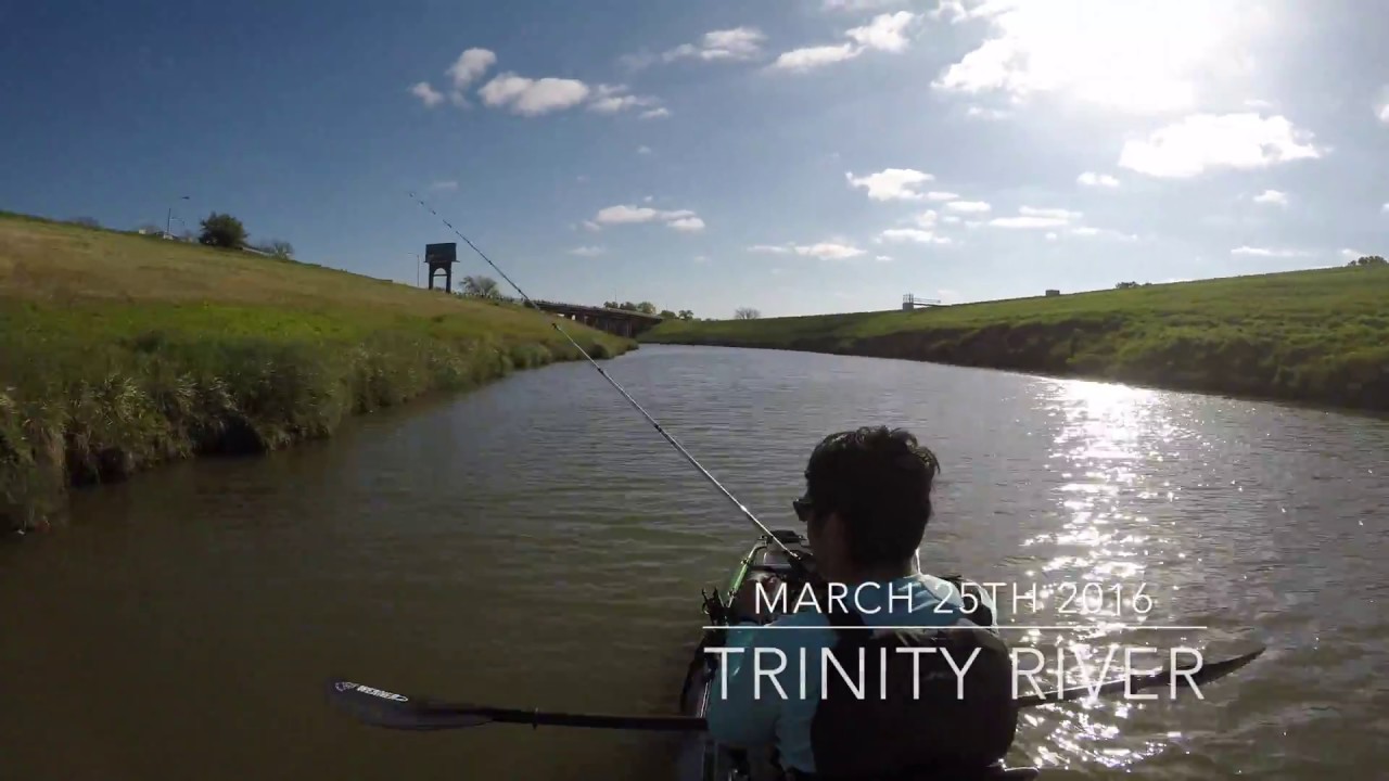 TX Kayak Fishing- Trinity River Ft. Worth 4K - YouTube