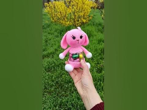 Сладкое амигуруми . Зайчик крючком/ конфетница . Конфетница своими ...