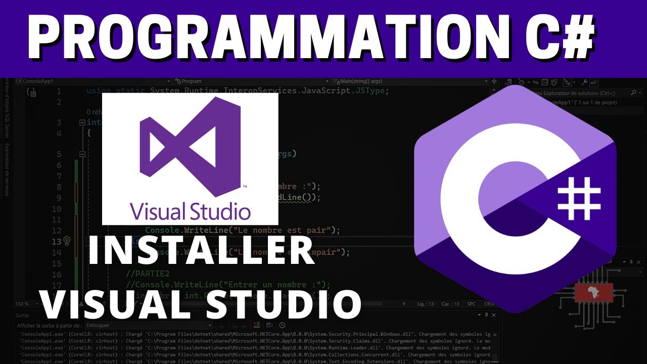 Installer Visual Studio POO Formation - Afro Tech Formation - YouTube