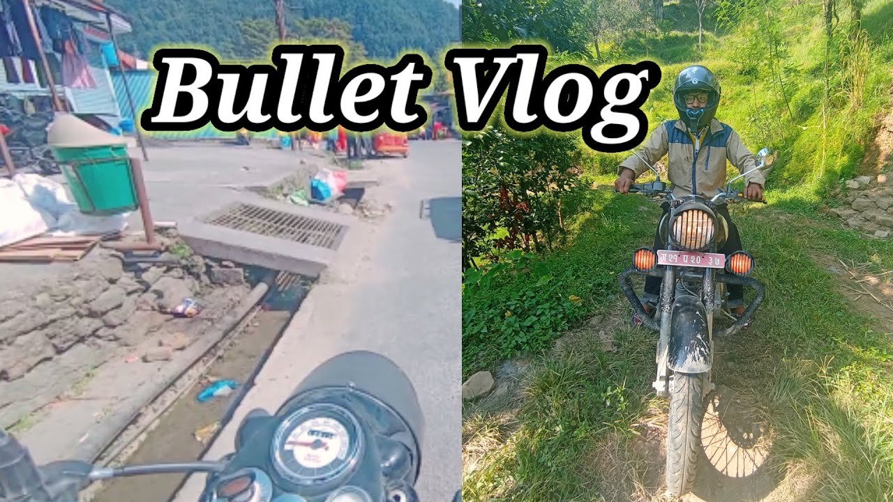 Bullet Vlog || Bullet Ride Paire to Bhotewodar || Bullet Review ...