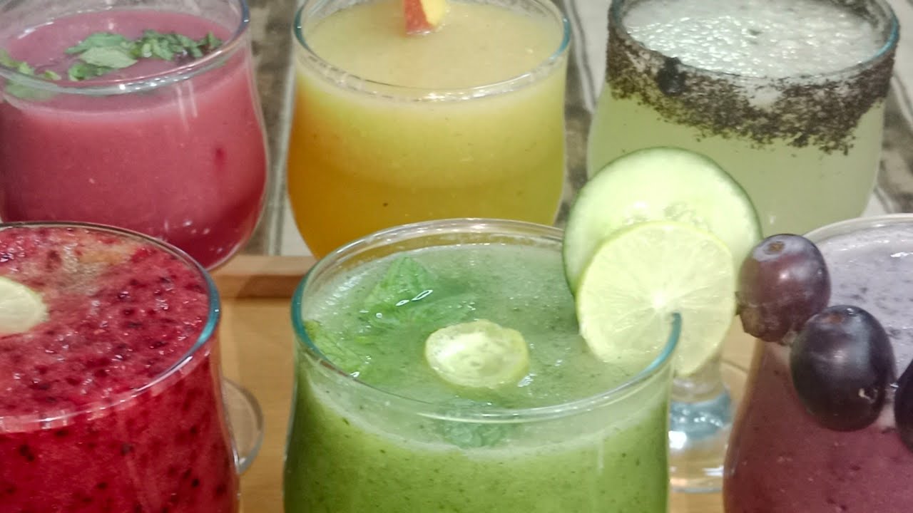 6 DELICIOUS DRINKS|FRESH FRUIT JUICE FOR IFTAR BY YAM YAM AND TAM TAM ...