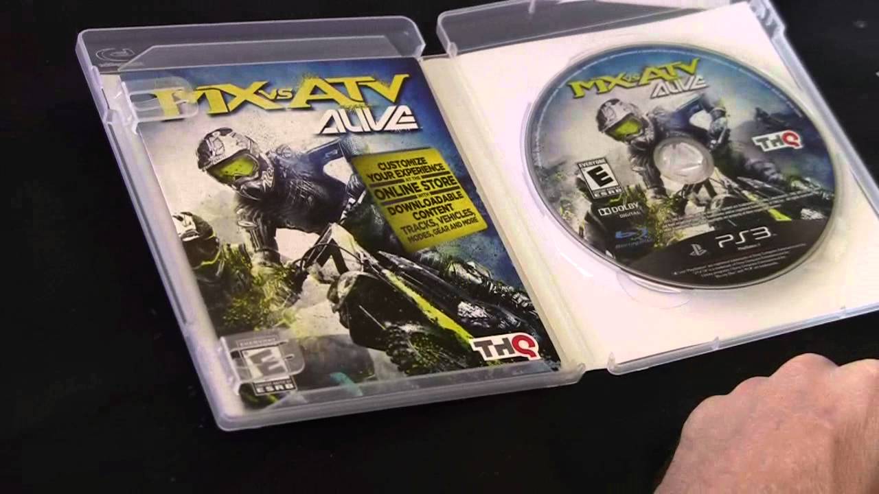 MX Vs ATV Alive Ps3 Unboxing USA Release - YouTube