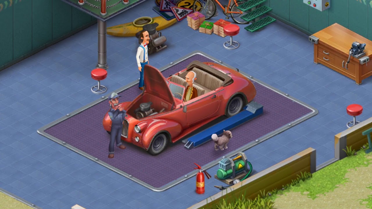HOMESCAPES Story Walkthrough Gameplay Part 40 - Garage Area (iOS ...