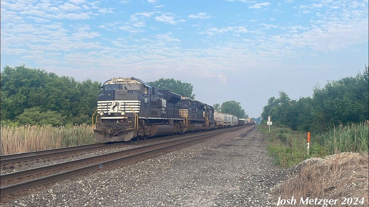 NS EBD Manifest w/ NS SD70ACes #’s 1135 and 1218 and NS GP60 #7136 ...