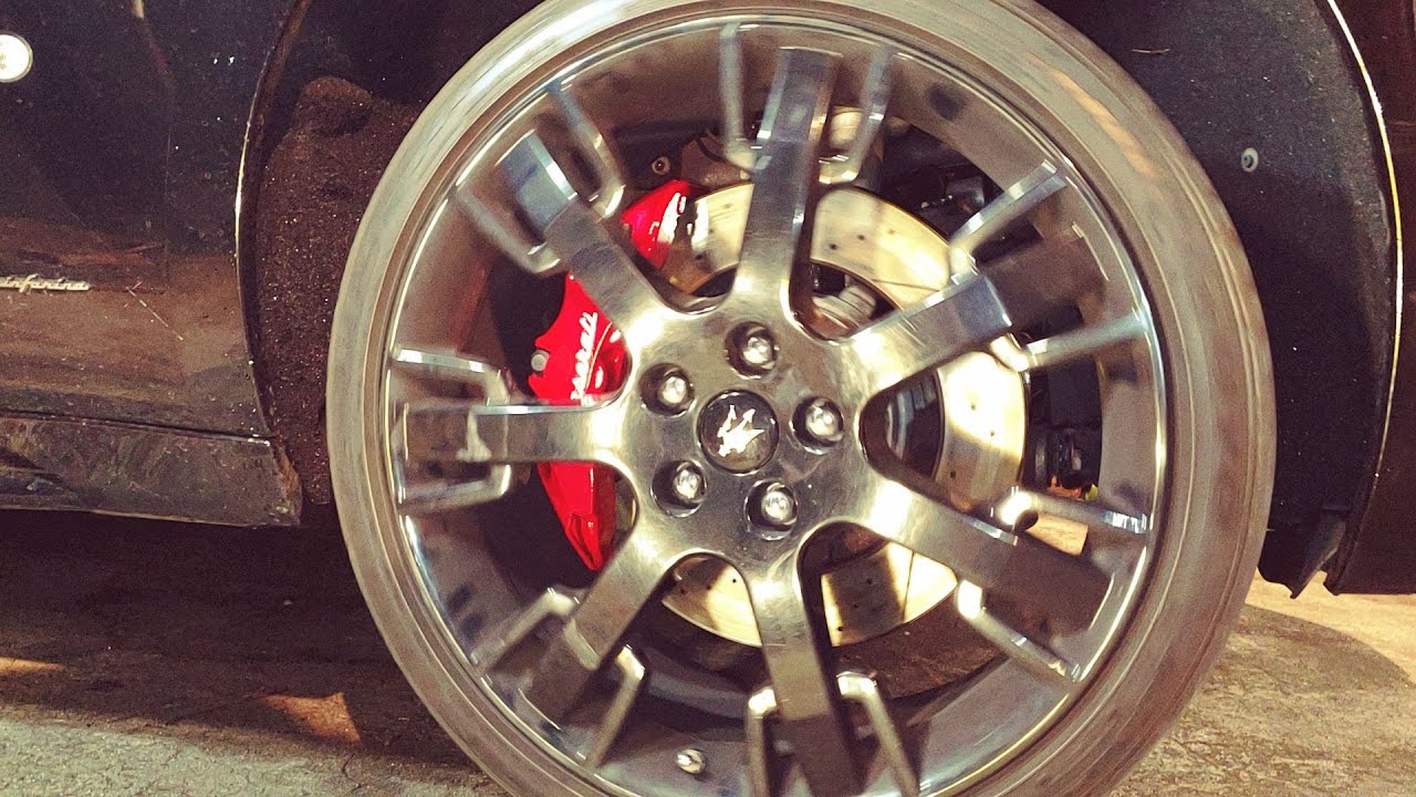 Part 2 Maserati Granturismo Left Front Brake Pads Replacement - YouTube