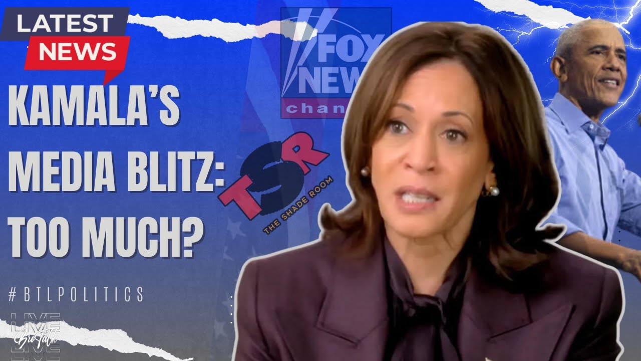 Is Kamala Harris’ Media Blitz Desperate or Genius? - YouTube