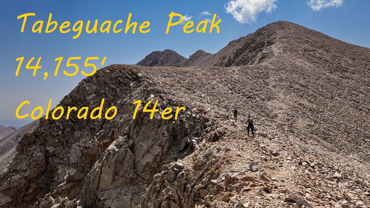 Colorado 14er Hike: Tabeguache Peak via Jennings Creek - YouTube