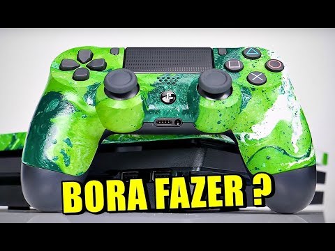 PERSONALIZANDO O PS4 em CASA! BORA FAZER ? HYDRO DIPPING - YouTube