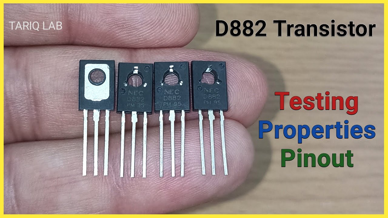 How to test D882 transistor - YouTube