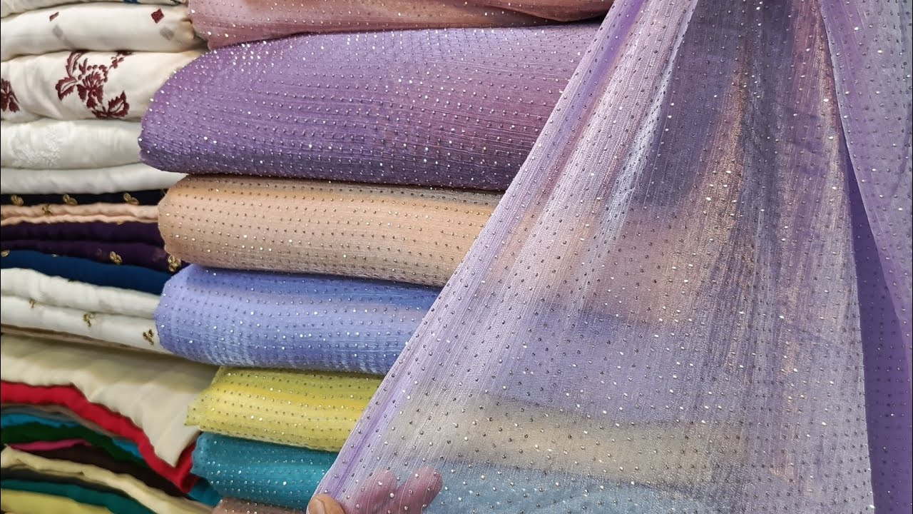 Sheesha Silk Silver Stone Work trending Collection.. - YouTube