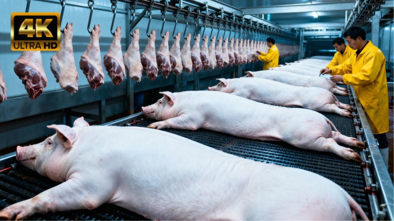 How It’s Made: Pork Ham and Sausage – Inside the Factory (Full Process ...