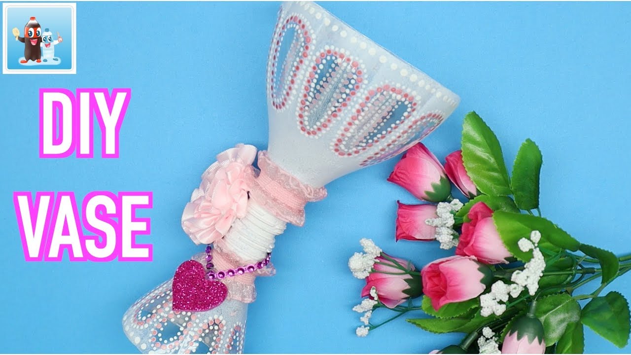Awesome DIY Vase from Plastic Bottles Art and Craft Ideas - YouTube