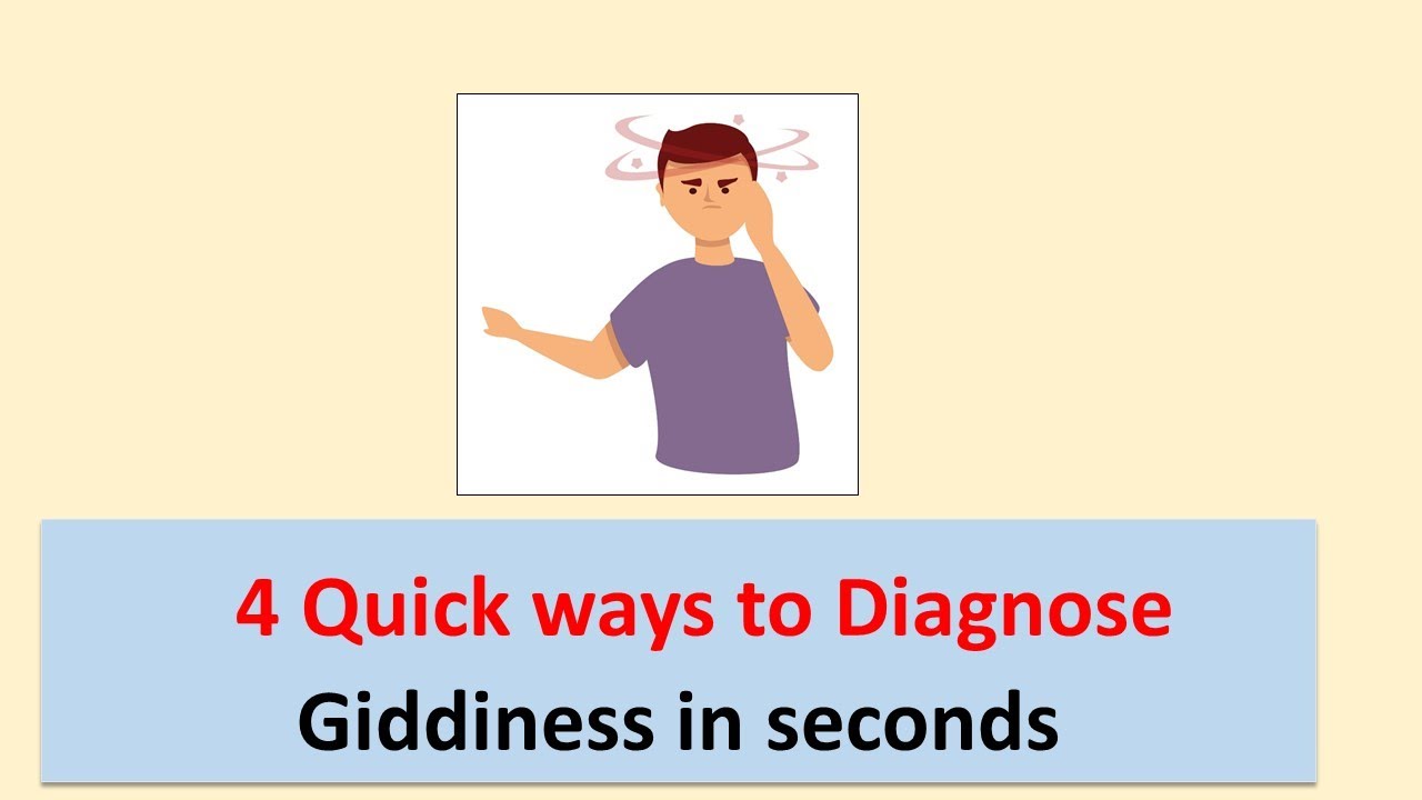 4 Quick Ways to Diagnose Giddiness in Seconds l #medicine #examination ...