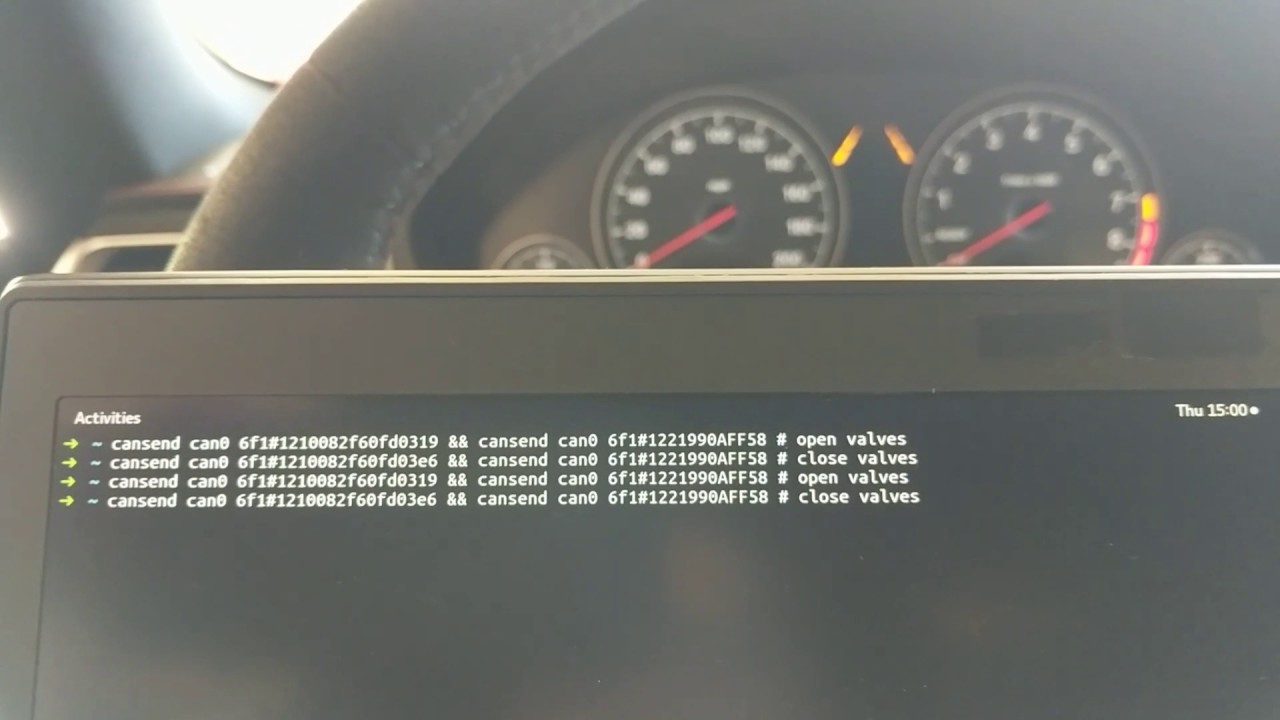 BMW EVC via can-utils & SocketCAN on Carloop+Particle Photon - YouTube