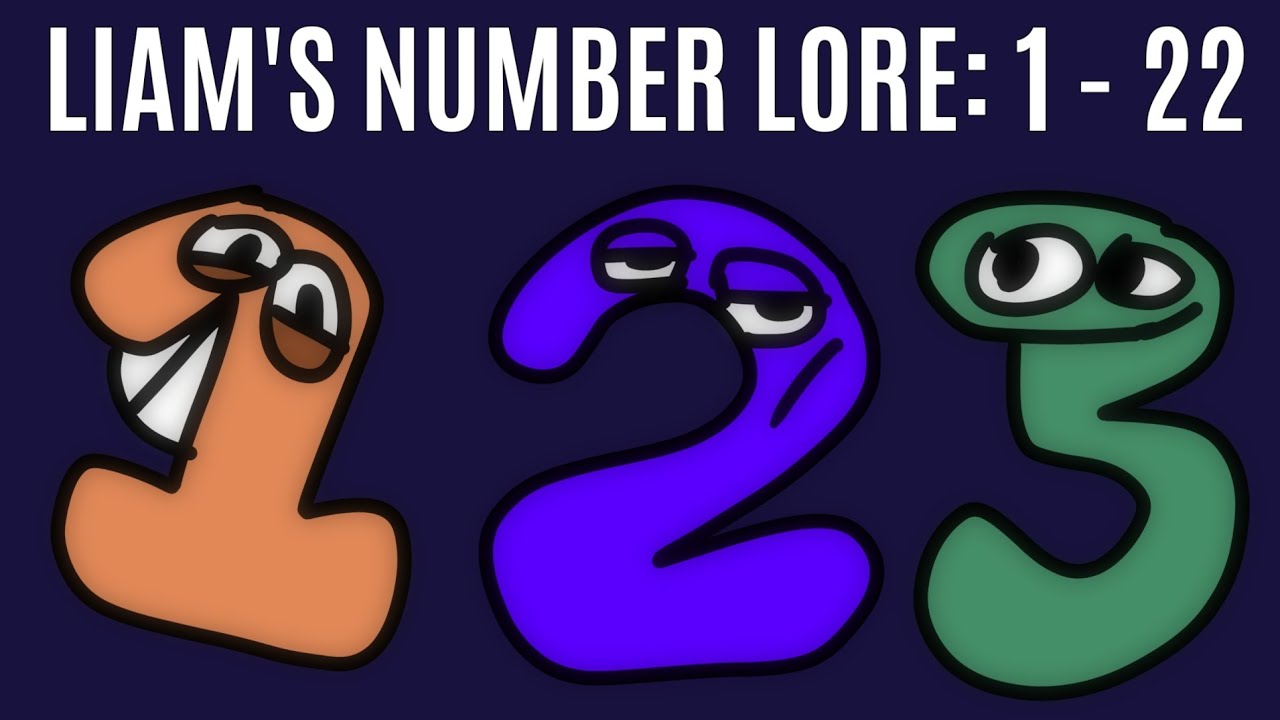 LIAM'S NUMBER LORE : 1-22 - YouTube