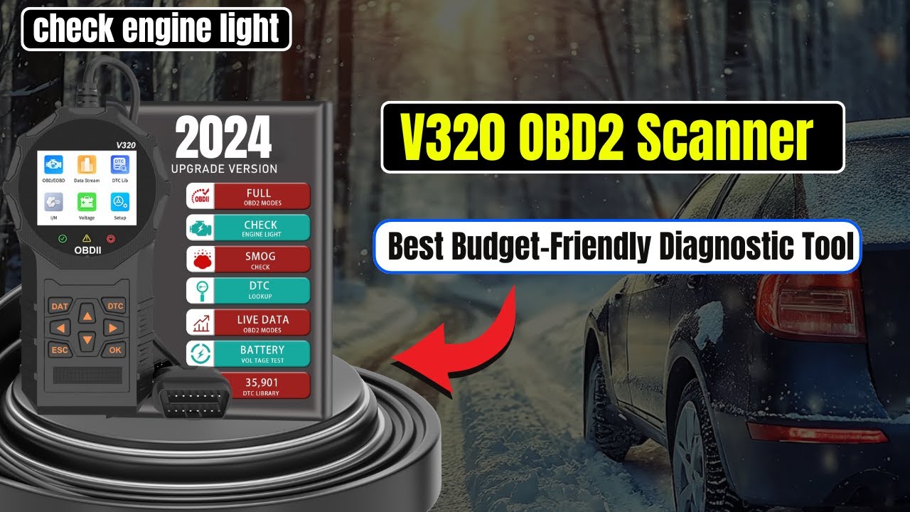 V320 OBD2 Scanner Review | Best Budget-Friendly Diagnostic Tool | - YouTube