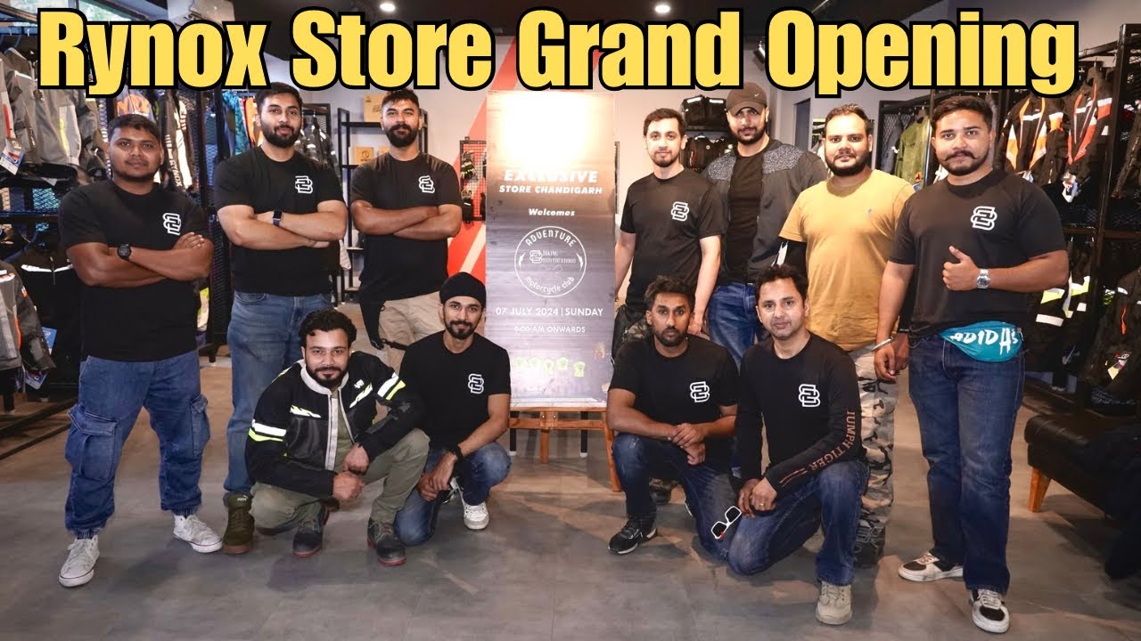Sunday Ride & Newly Rynox Store Openned in Mohali, Punjab - YouTube