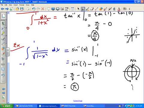 Lesson 3 6 Inverse trig functions - part 2 (Integration) - YouTube
