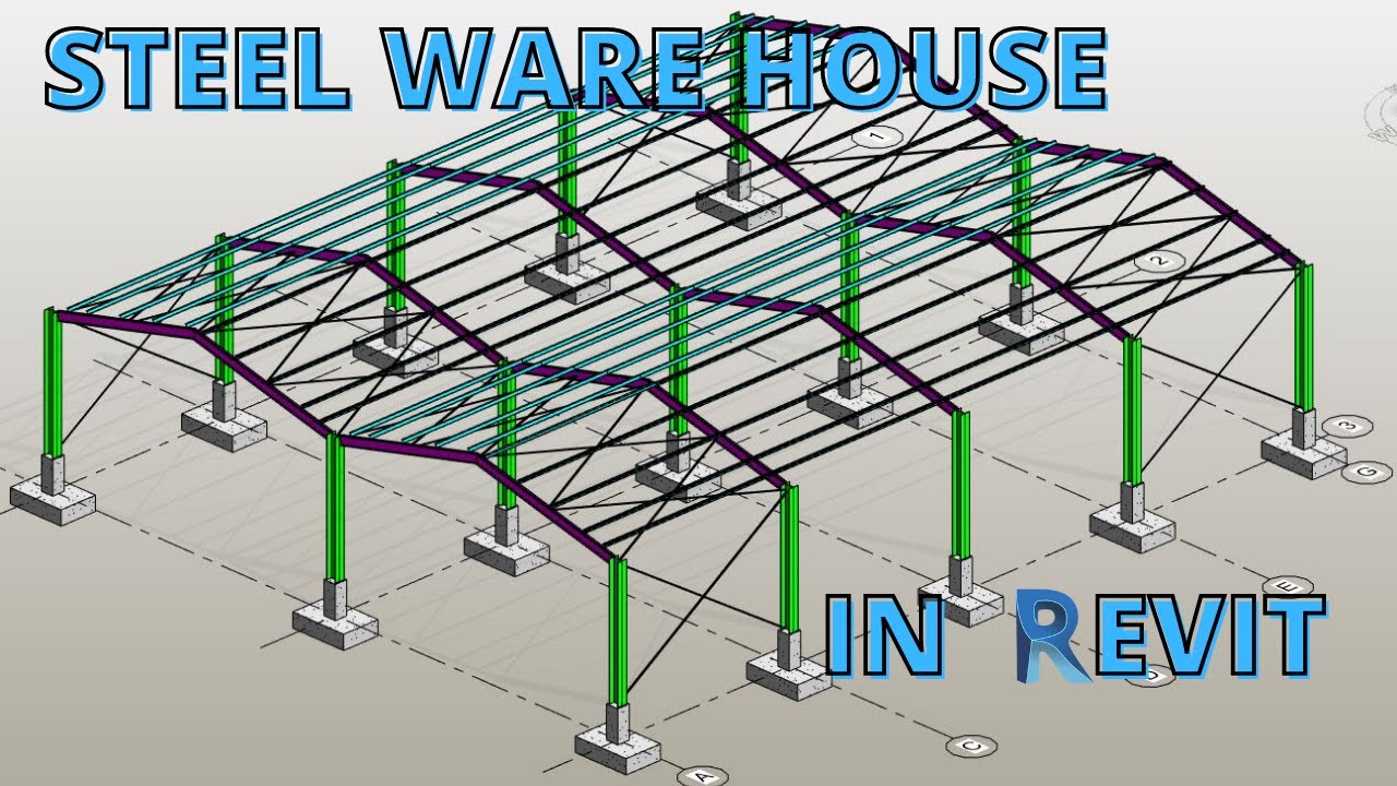 STEEL WARE HOUSE IN REVIT STEP BY STEP PORTAL FRAME IN REVIT YouTube STEEL WARE HOUSE IN REVIT STEP BY STEP PORTAL FRAME IN REVIT YouTube