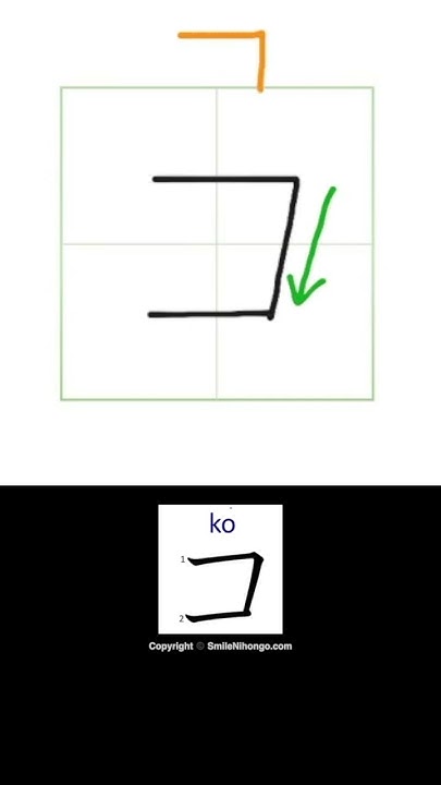 Katakana コ [ko] Writing Tips - Perfect your コ! #katakana # ...