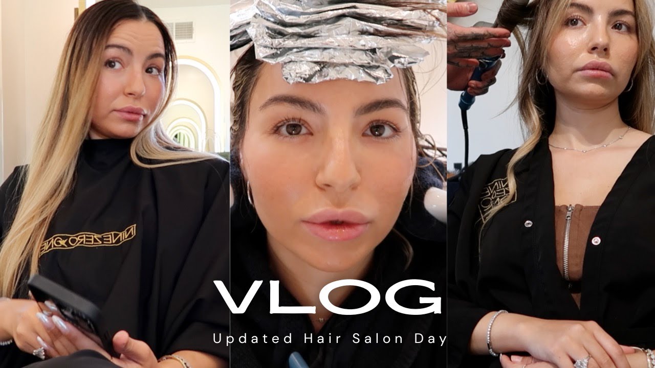 Hair Salon Day what I request to get a Victoria Secret hair color & cut ...