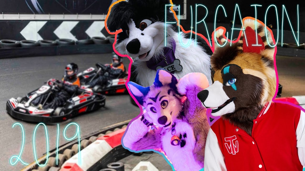 20 FURRIES GO KARTING | Furcation 2019 Vlog #3 - YouTube