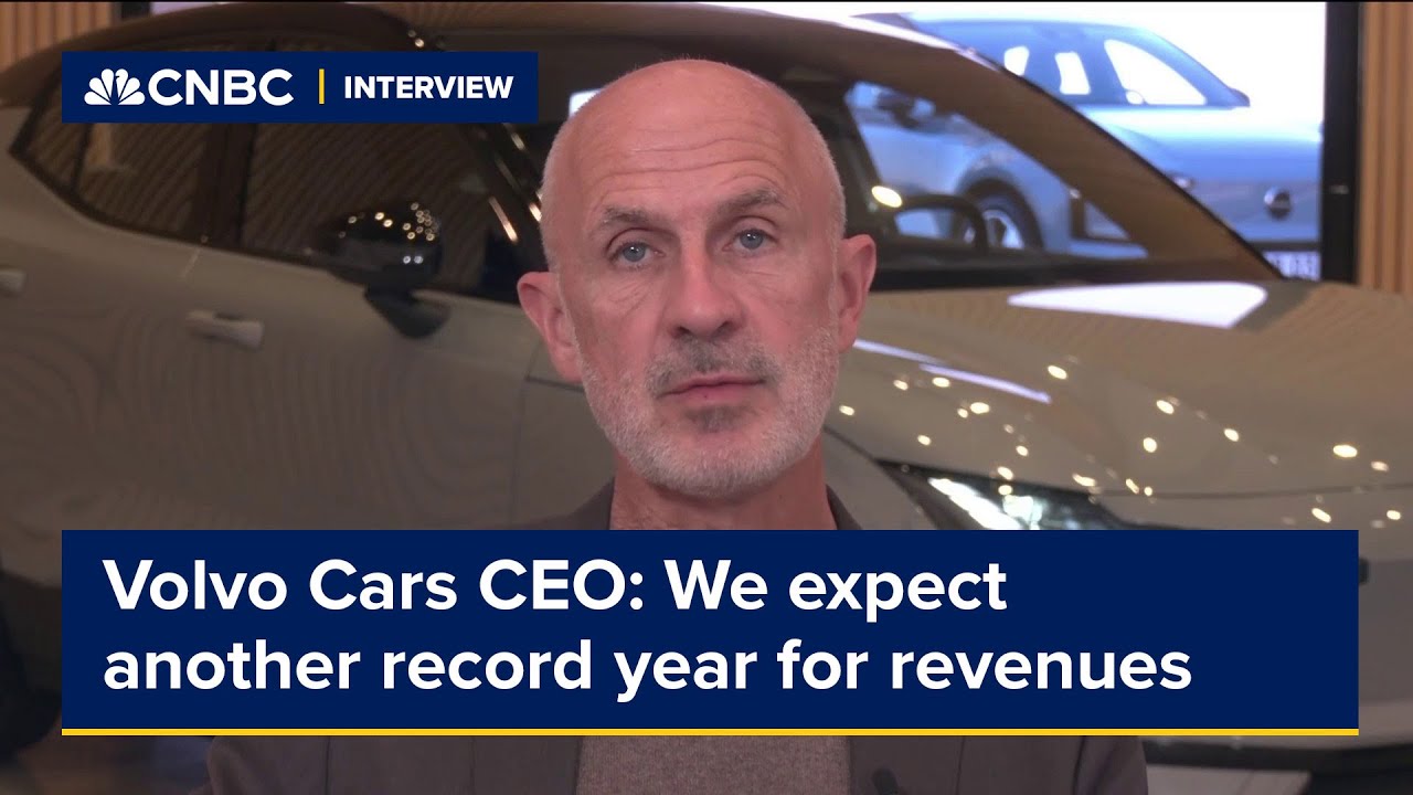 Volvo Cars CEO: We expect another record year for revenues - YouTube