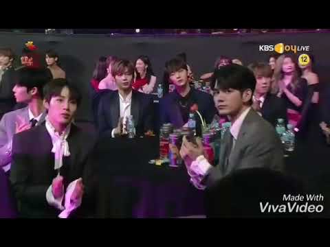 150119 Wanna One Kang Daniel full moments at Seoul Music Awards 2019 (#SMA2019)