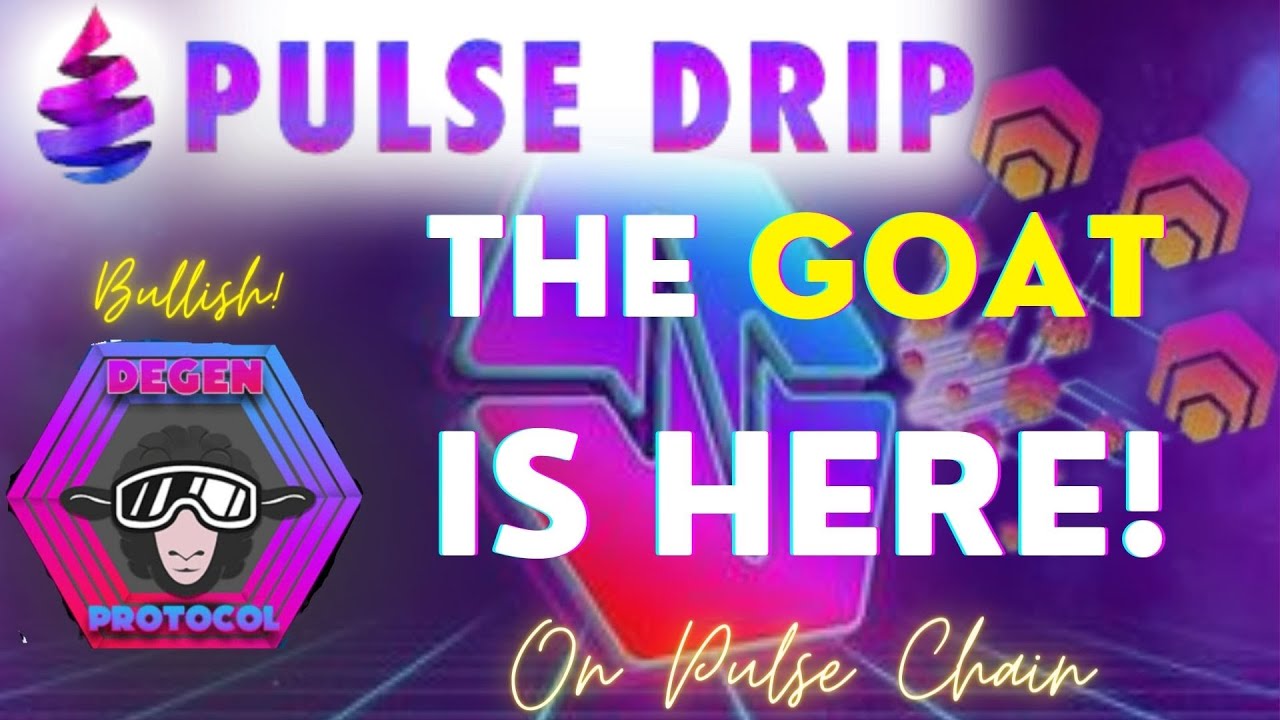 Pulse Drip....The GOAT of Defi is HERE! - YouTube