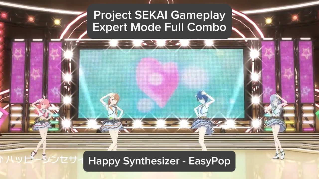 Project SEKAI Gameplay - Happy Synthesizer by EasyPop (Expert Mode ...