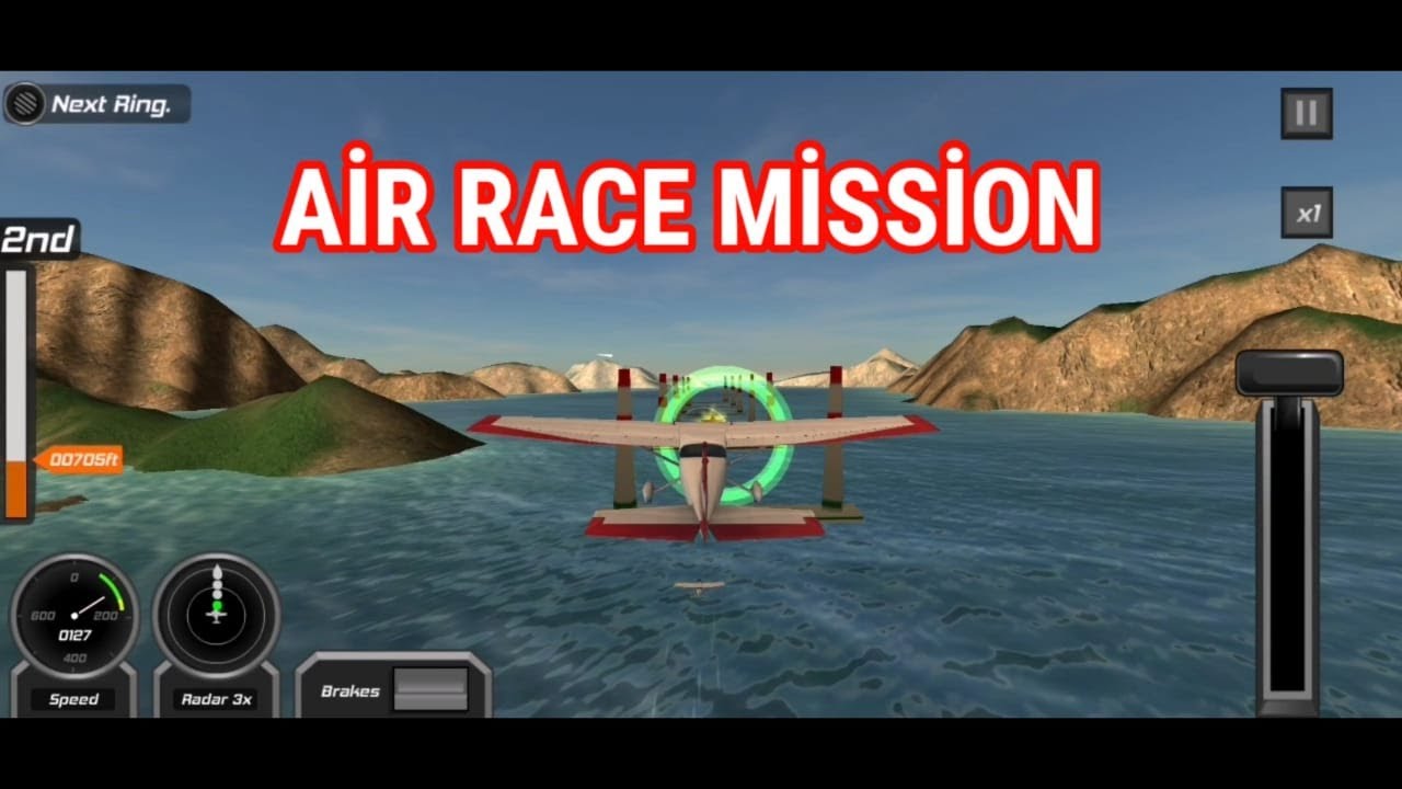 Flight Simulator Air Race Challenge | Android Game Play - YouTube