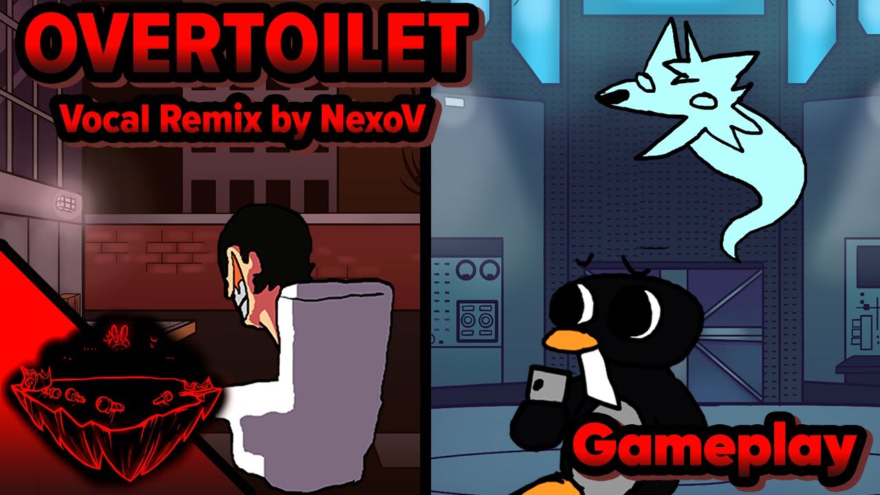 FNF - OVERTOILET GAMEPLAY (Overdue Remix) //// WBNS X FNF Duxo Madness ...