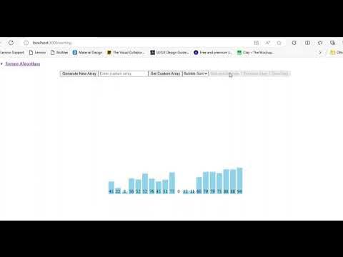 Visualizing different Sorting algorithms. - YouTube