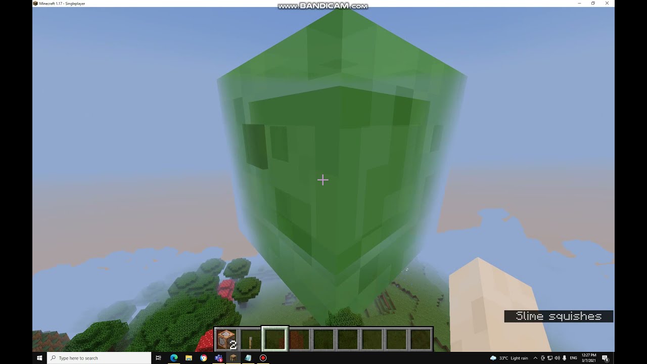 How to summon a giant slime 1.17 - YouTube