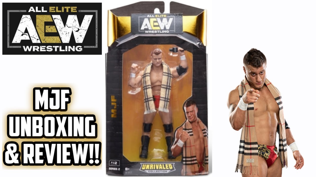 AEW Unrivaled Collection Series 2 - MJF Action Figure - Unboxing ...