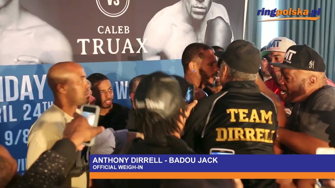 Anthony Dirrell - Badou Jack: Weigh-in & Brawl - YouTube