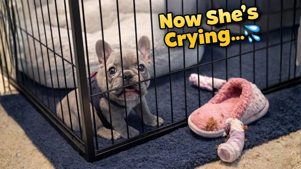 Tiny Frenchie Screamed Everyone Away… Then Cried Because She Was Lonely ...