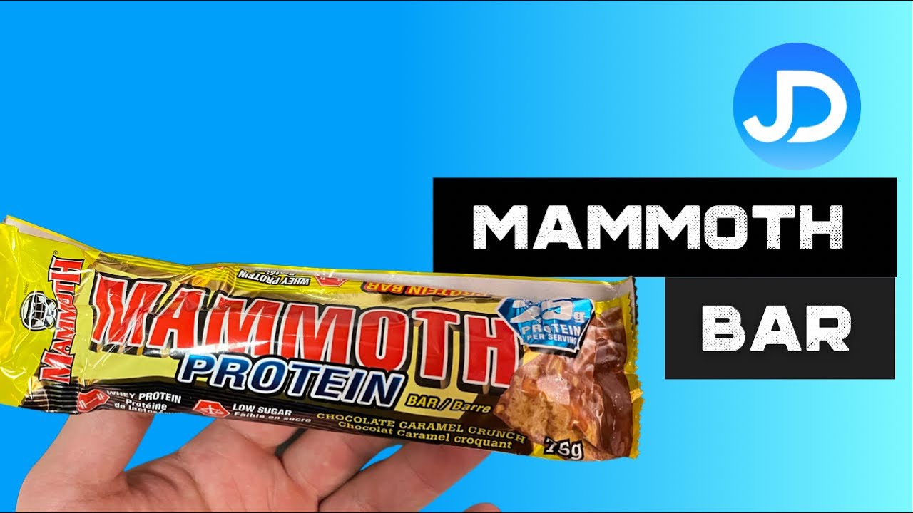 Mammoth Protein bar review || Chocolate Peanut Butter - YouTube