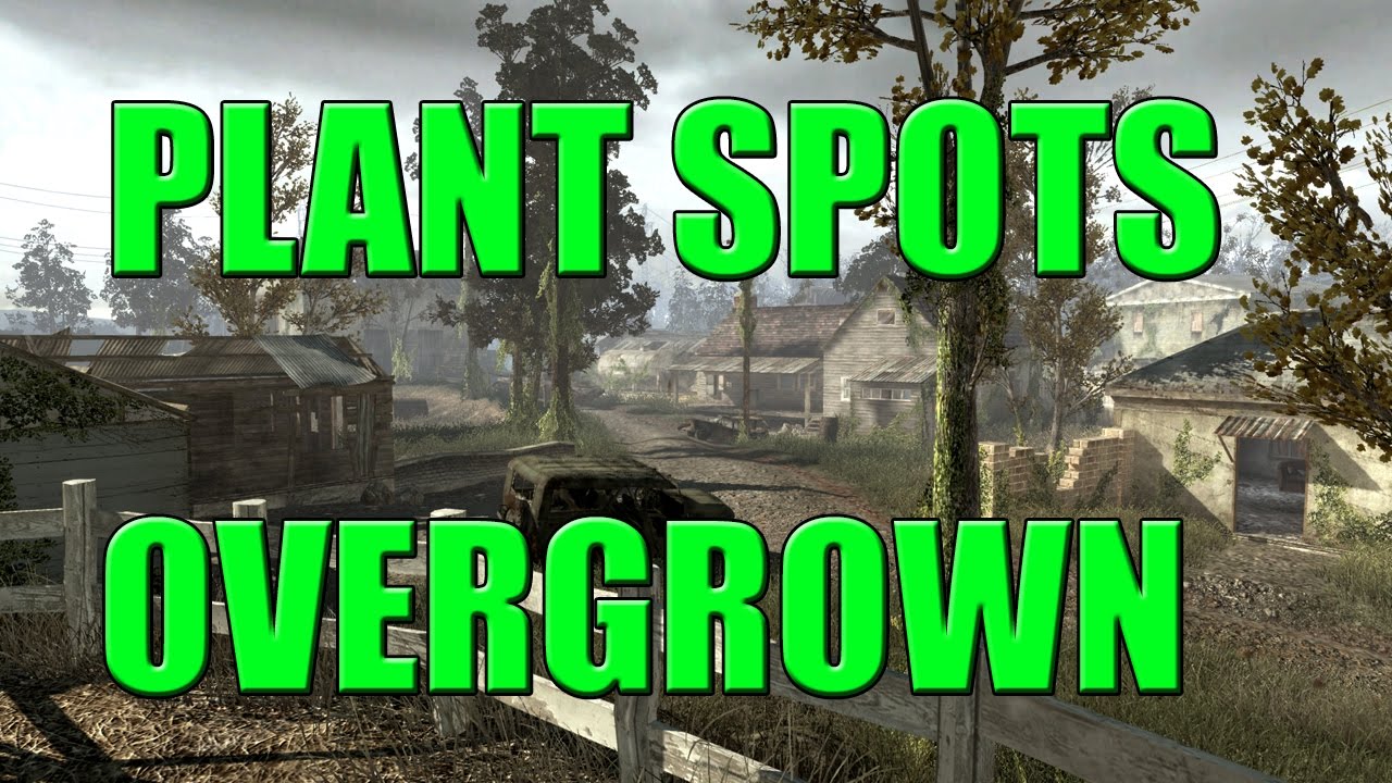 OVERGROWN Plant Spots (Modern Warfare Remastered) - YouTube