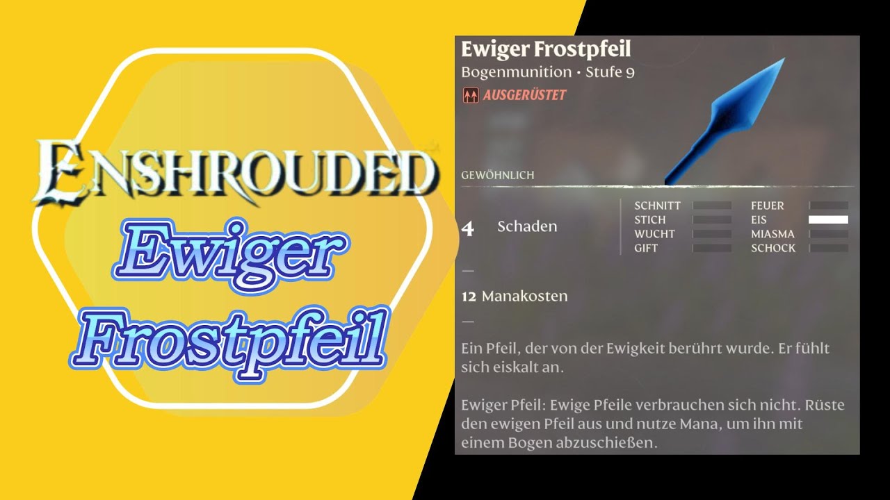 Ewiger Frostpfeil ~ Enshrouded ~ - YouTube