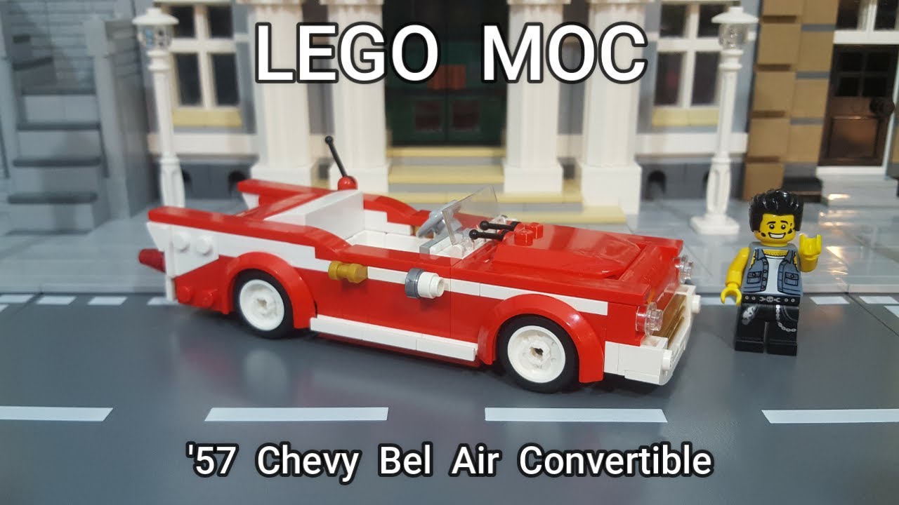 LEGO MOC '57 Chevy Bel Air Convertible - YouTube