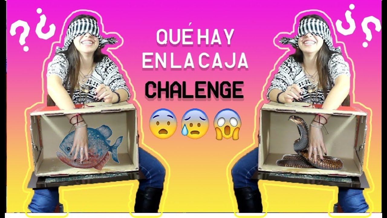 ¿QUÉ HAY EN LA CAJA ?📦 CHALLENGE 💥 | Maria Tovar ft Mi hermana - YouTube