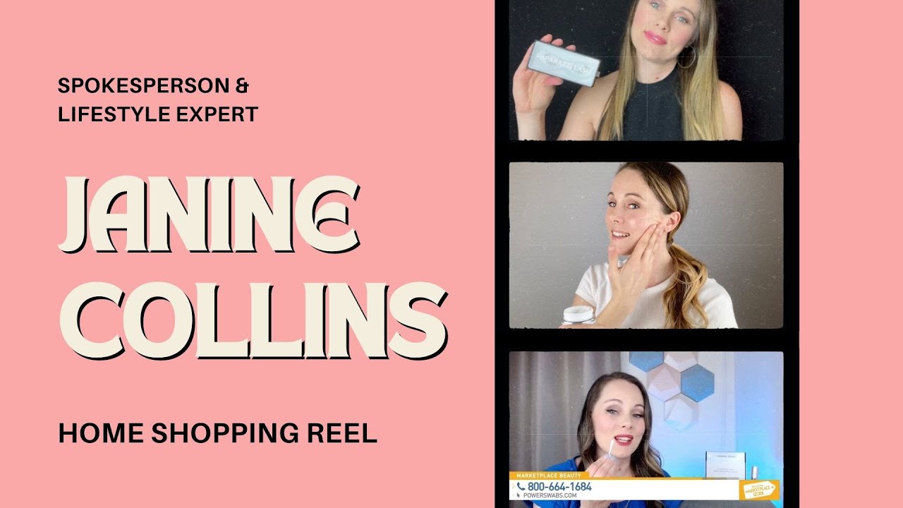 Lifestyle Expert, Janine Collins, Home Shopping Reel - YouTube