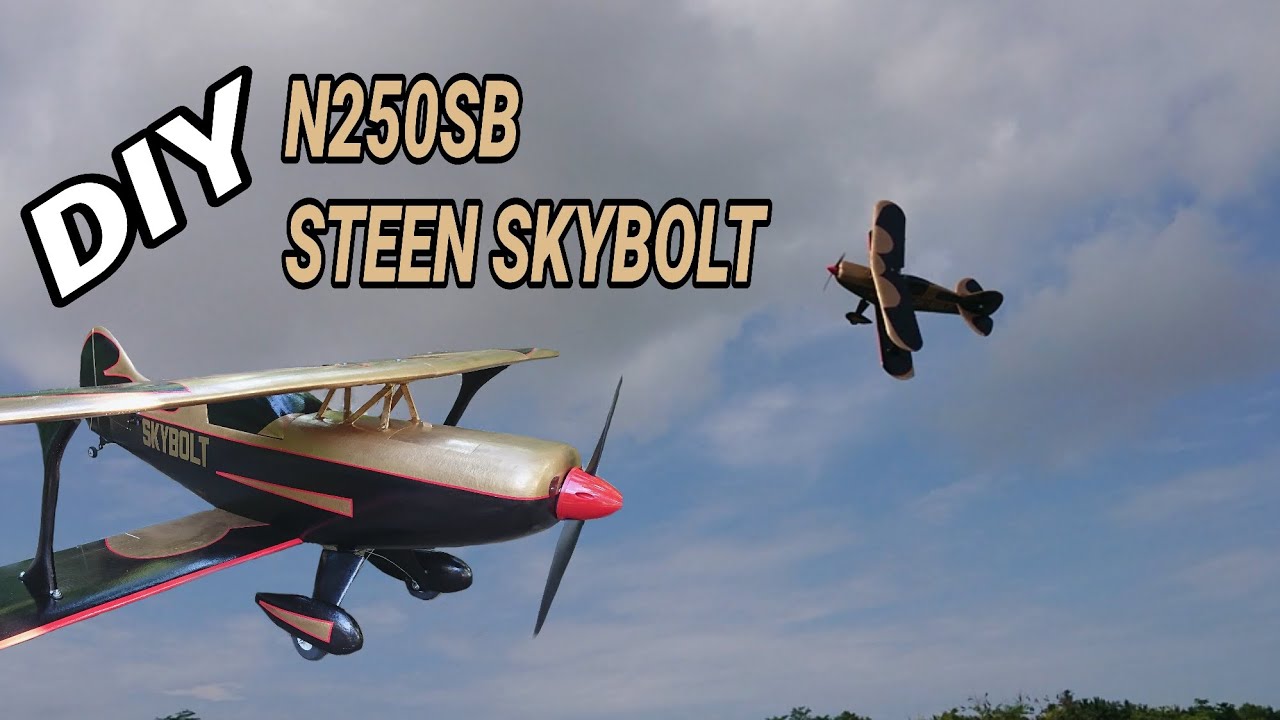 🔴 DIY N250SB STEEN SKYBOLT RC Plane @badarierzet_rcplane - YouTube