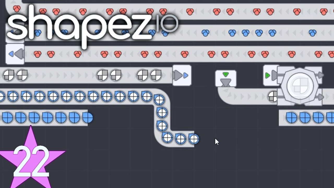 act 22「Shapez io」【SLG】 - YouTube