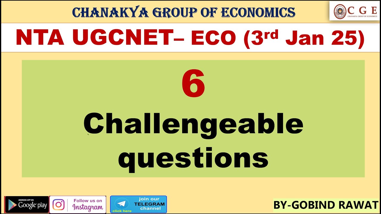 Challengeable questions| UGCNET DEC 2024 - YouTube