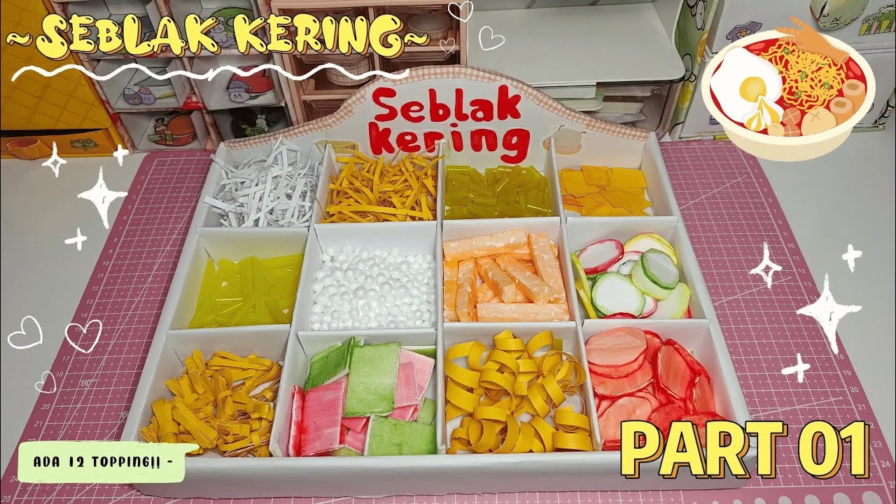 TUTORIAL SEBLAK KERING PART 01 | paper diy - YouTube