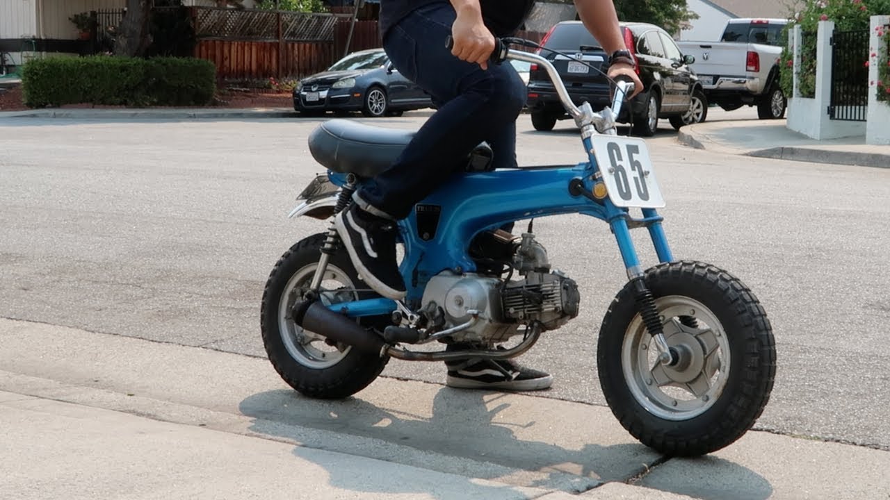 NEW TOY! Titled and plated 1970 HONDA CT70 | Lnspltblvd - YouTube