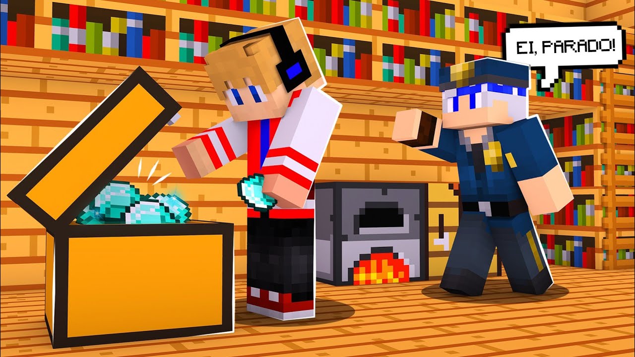 ESPIEI O JP PLAYS ROUBANDO TODAS AS VILAS DO MINECRAFT ! - YouTube
