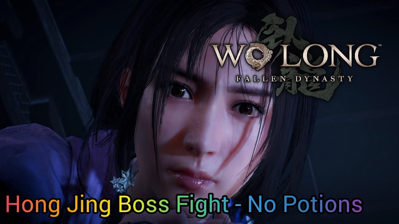 Wo Long: Fallen Dynasty | Hong Jing Boss Fight - No Potions - YouTube